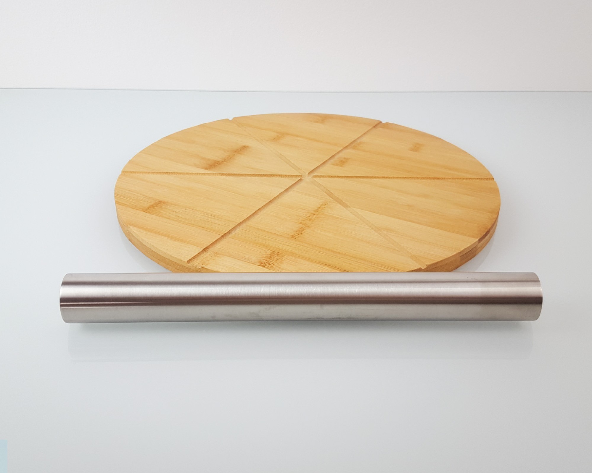 Teigroller aus Edelstahl